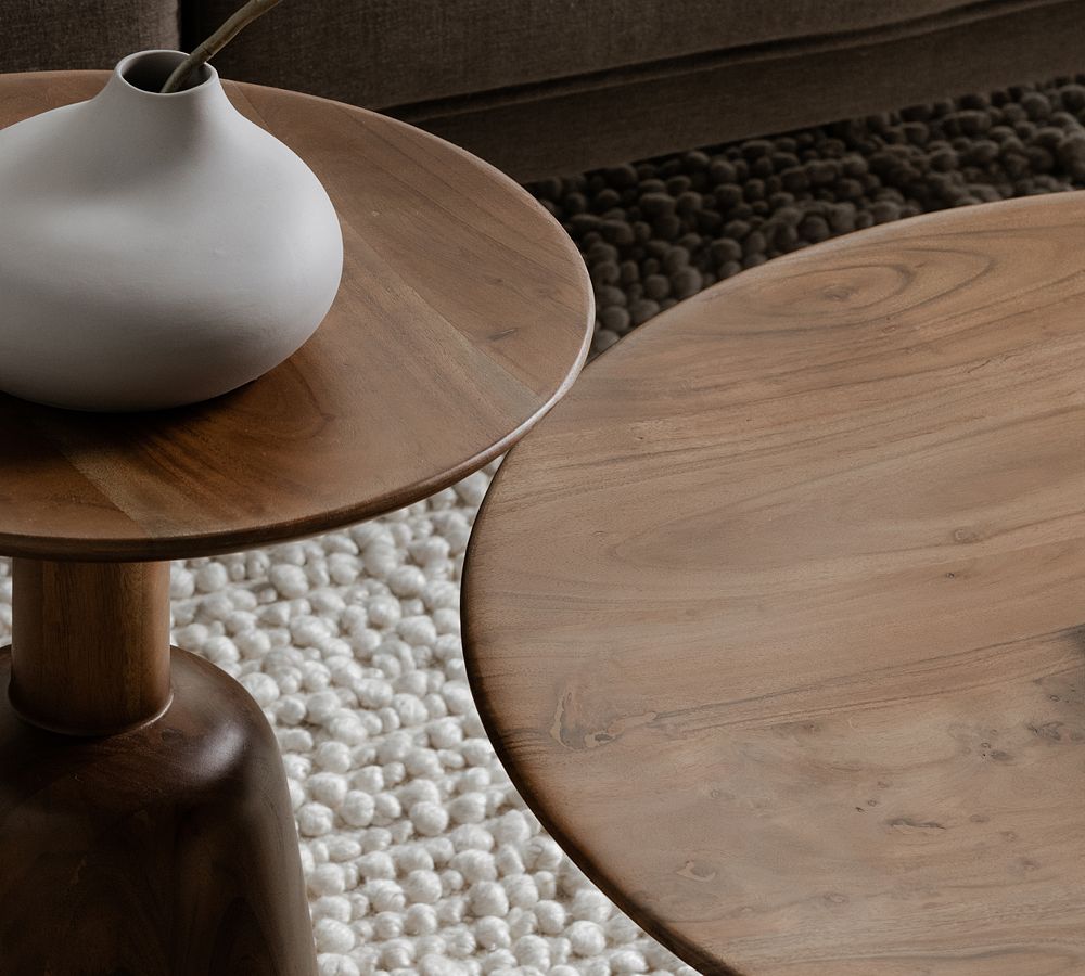 Terry Round Coffee Table | Pottery Barn