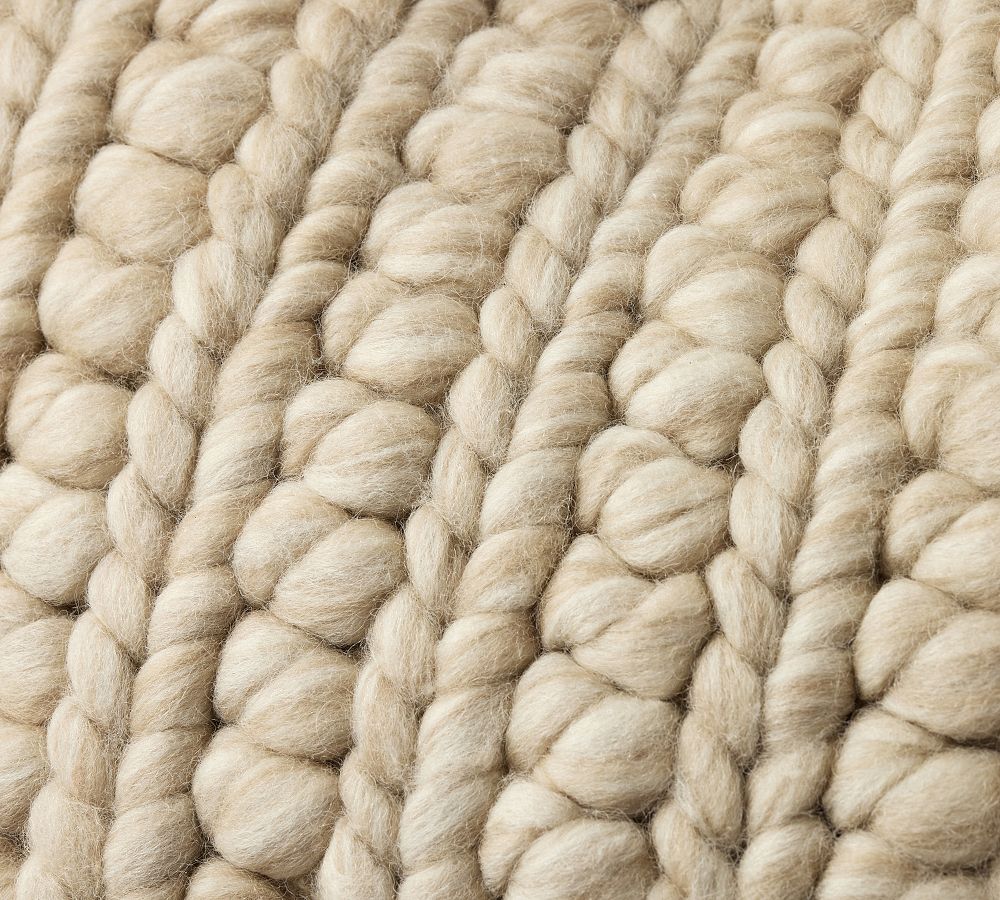 Chunky Knit Textured Pillow | Pottery Barn