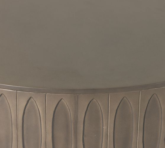 Colorado Round Concrete Coffee Table | Pottery Barn
