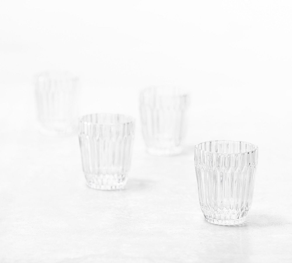 Fluted Glass Casual Drinkware - Set of 6 | Pottery Barn