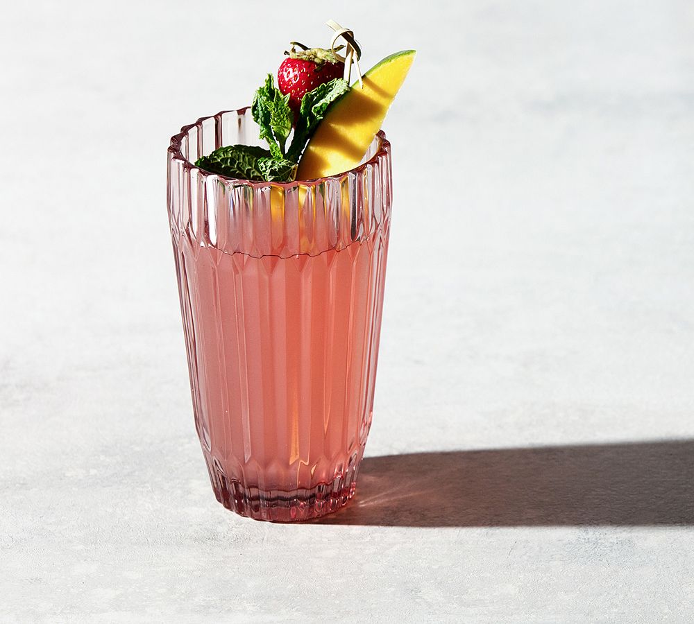 Fluted Glass Casual Drinkware - Set of 6 | Pottery Barn