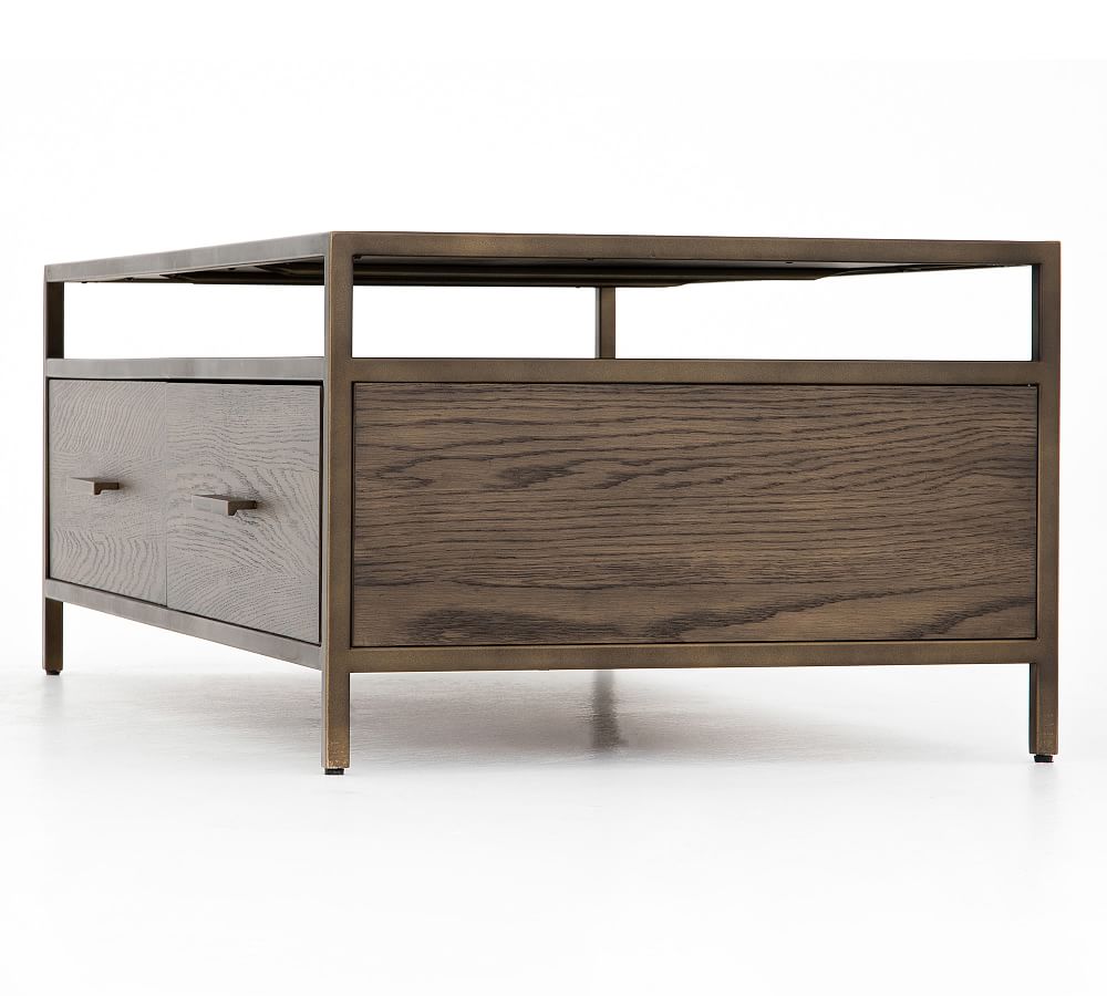 Modern Oak Coffee Table | Pottery Barn