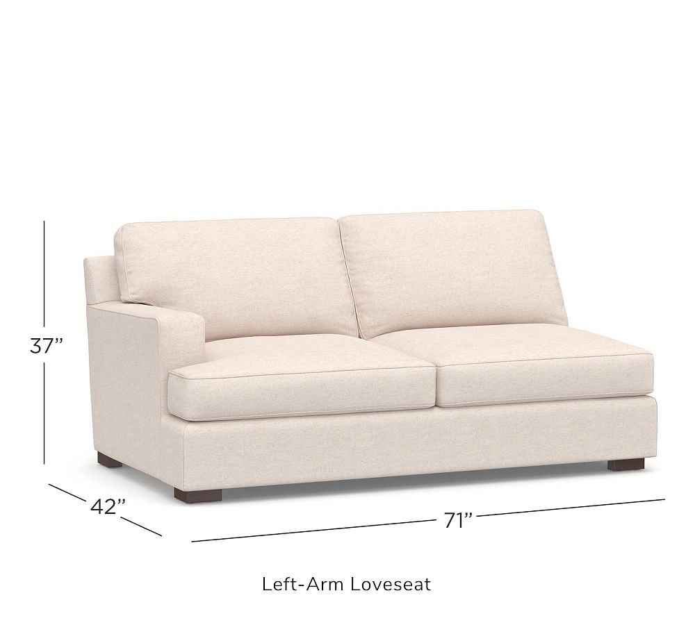 Build Your Own - Townsend Upholstered Square Arm Sectional Components ...