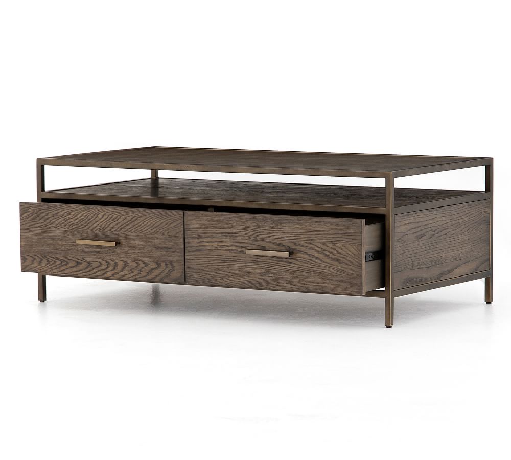 Modern Oak Coffee Table | Pottery Barn
