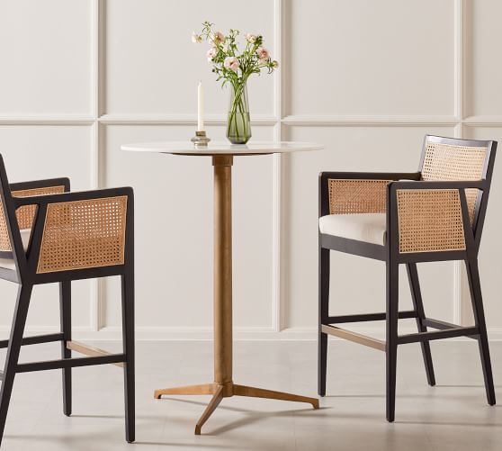 Lisbon Cane Bar & Counter Stools | Pottery Barn