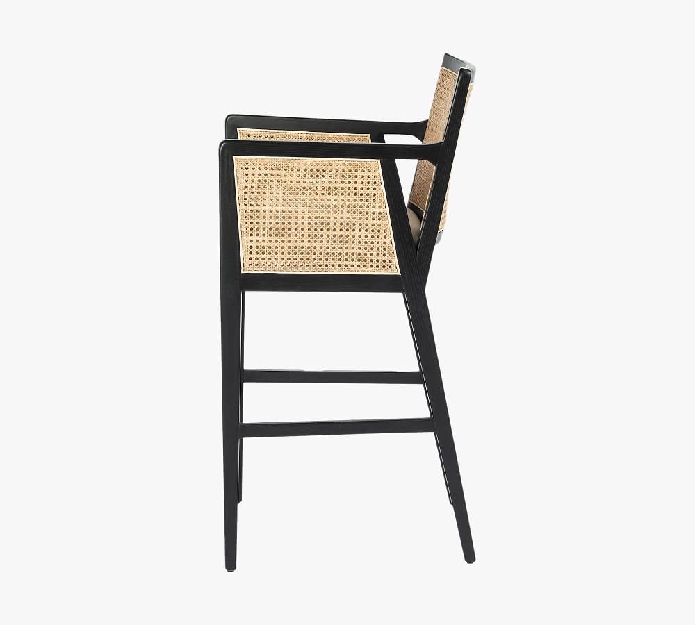Lisbon Cane Bar & Counter Stools | Pottery Barn