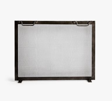 Industrial Fireplace Screens | Pottery Barn