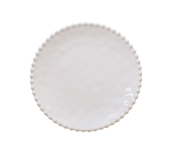 Beaded Pearl Melamine Salad Plates - Set of 6 | Pottery Barn