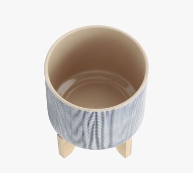 Footed Textured Planter | Pottery Barn