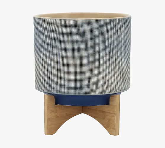 Footed Textured Planter | Pottery Barn