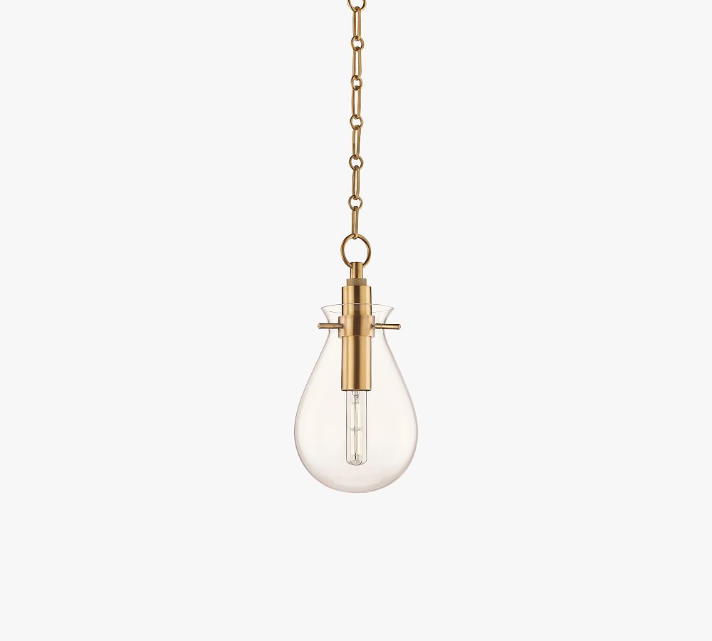 Mayla LED Glass Pendant | Pottery Barn