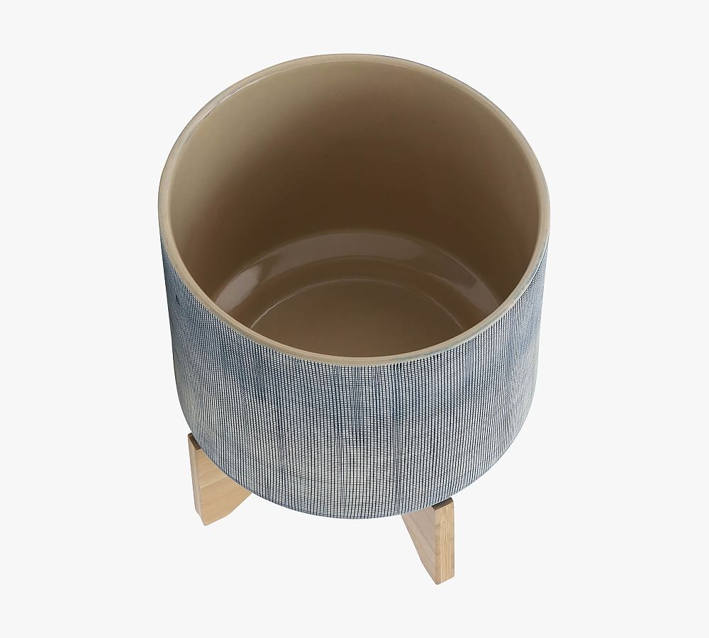 Footed Textured Planter | Pottery Barn