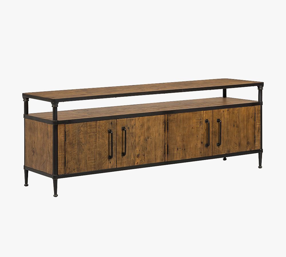 Juno Low Media Console | Pottery Barn