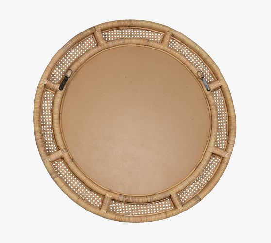 Ash Rattan Round Wall Mirror - 36" | Pottery Barn