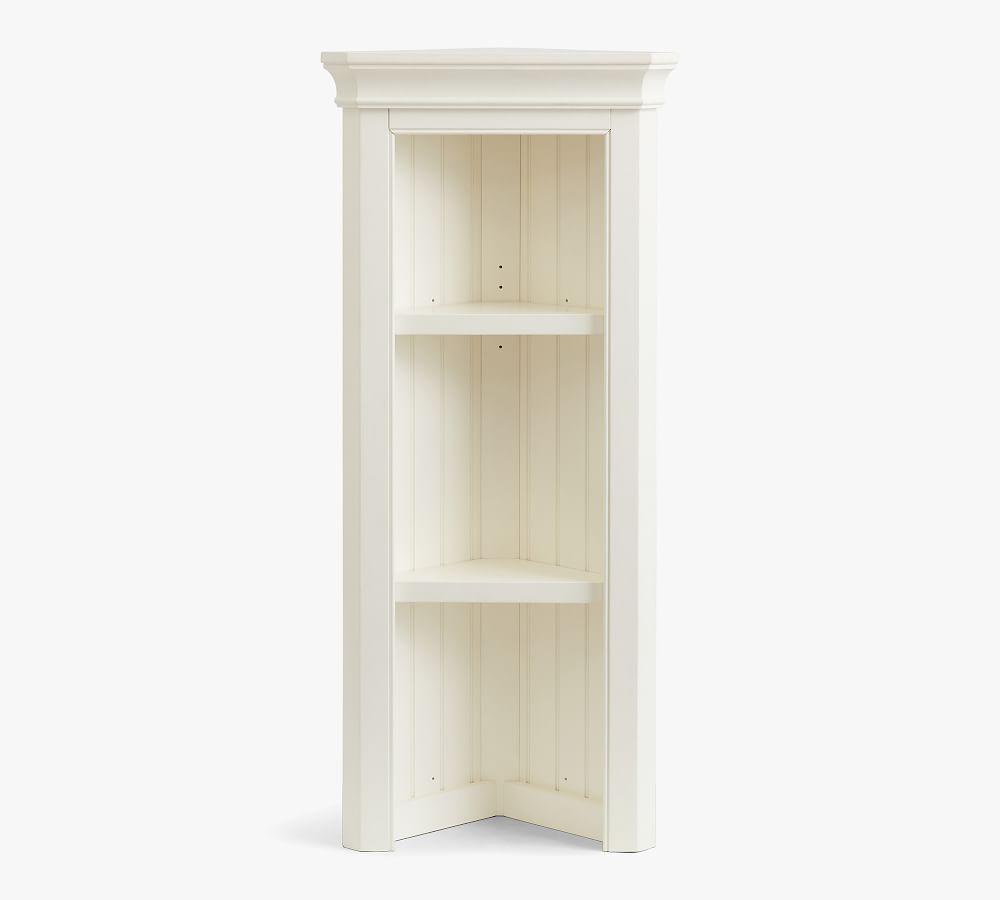Aubrey End Cap Corner Bookcase | Pottery Barn