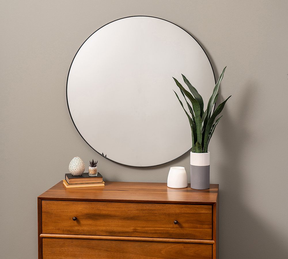 Slim Profile Round Mirror | Pottery Barn