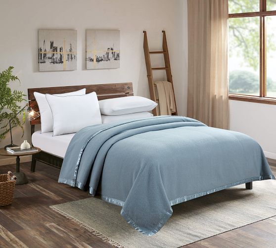 Brya Merina Wool Blanket | Pottery Barn