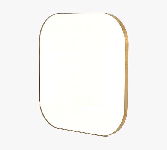 Corey Rounded Square Mirror | Pottery Barn