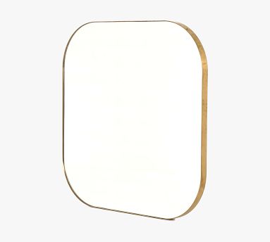 Corey Rounded Square Mirror | Pottery Barn