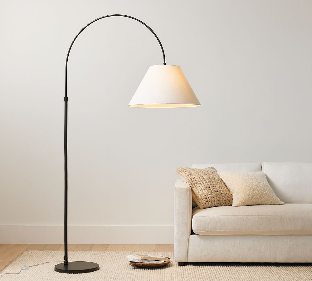 Sinclair Metal Arc Sectional Floor Lamp | Pottery Barn