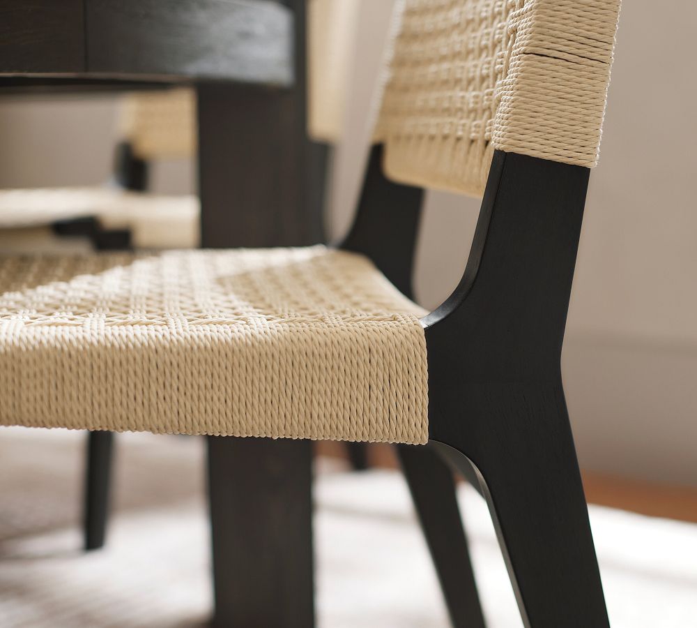 Fenton Woven Dining Chair | Pottery Barn