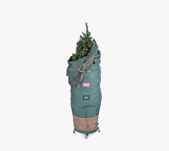Upright Tree Storage Bag with Rolling Tree Stand | Pottery Barn