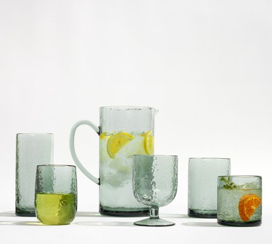 Hammered Outdoor Pitcher | Pottery Barn