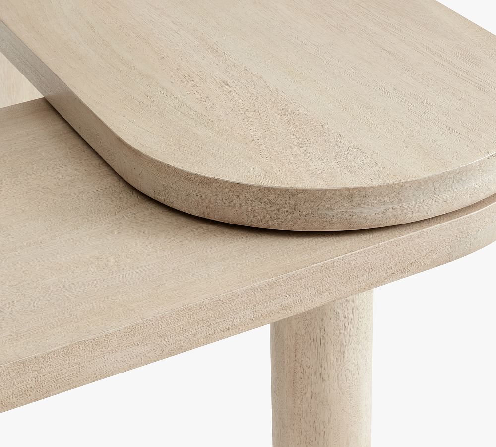 Cayman L-Shape Rotating Desk | Pottery Barn