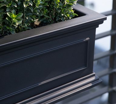 Veda Window Box Planters With Brackets | Pottery Barn
