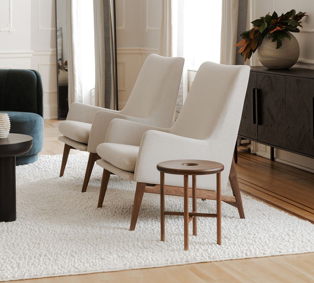 Anya Round Accent Stool | Pottery Barn