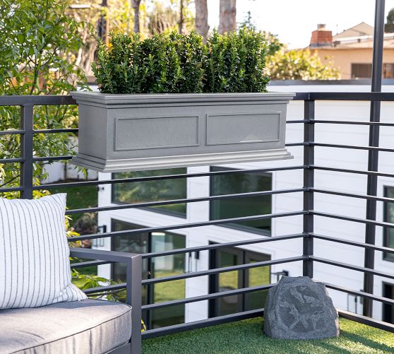 Veda Window Box Planters With Brackets | Pottery Barn