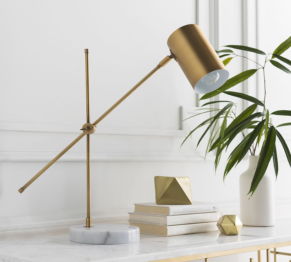 Clenray Metal Task Table Lamp | Pottery Barn