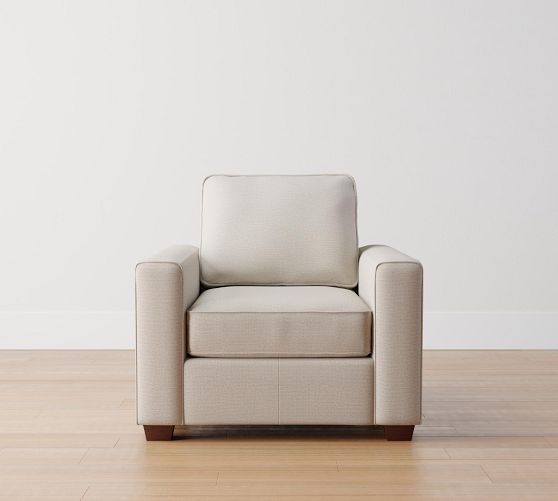 Fremont Square Arm Upholstered Armchair | Pottery Barn