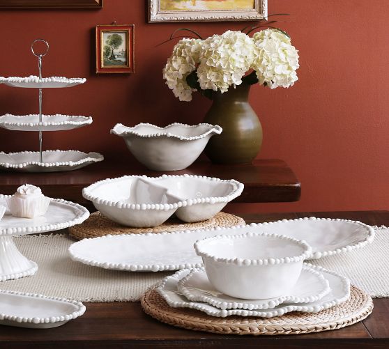 Alegeria Outdoor Dinner Plates - Set of 4 | Pottery Barn