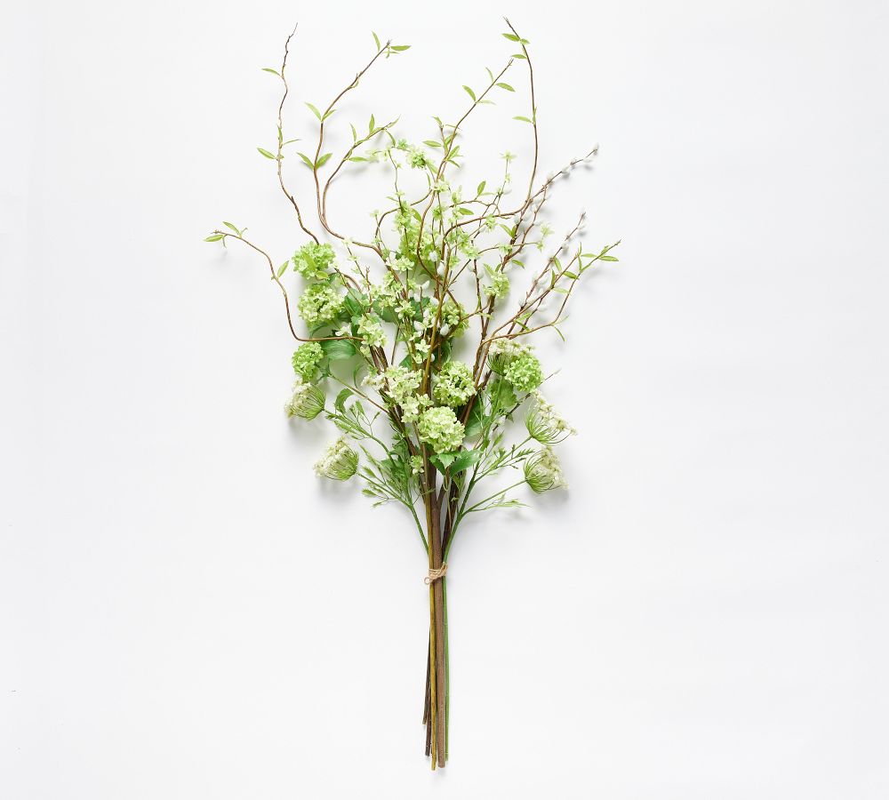 Faux Elevated Hydrangea Branch Bundle | Pottery Barn