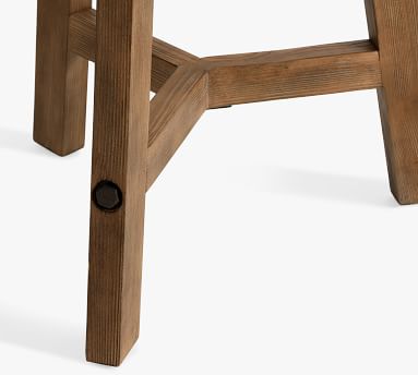 Rustic Farmhouse Round Side Table | Pottery Barn