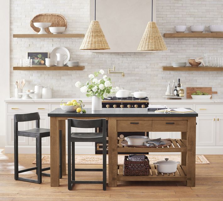 Reed Kitchen Island | Pottery Barn