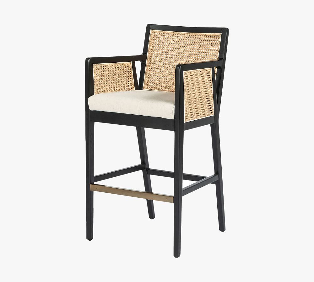 Lisbon Cane Bar & Counter Stools | Pottery Barn