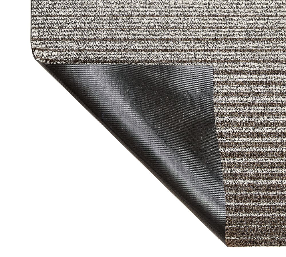 Chilewich Domino Striped Shag Floor Mat | Pottery Barn