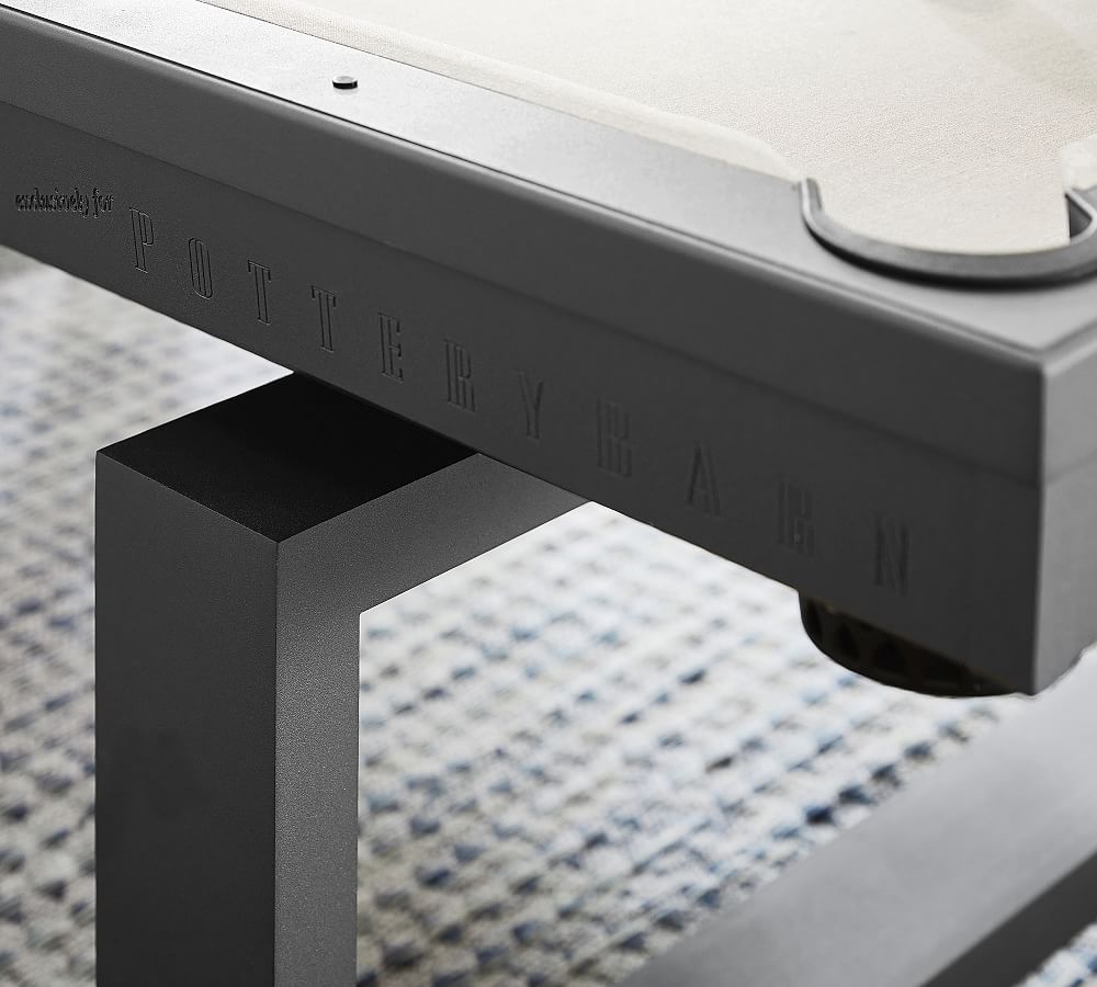 Indio Outdoor Metal Pool Table, Slate | Pottery Barn