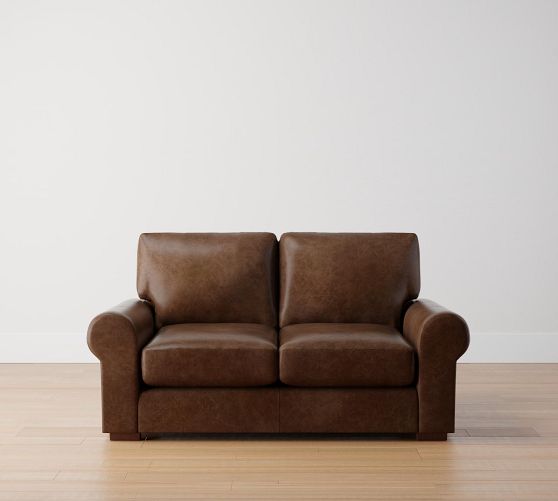 Turner Roll Arm Leather Sofa | Pottery Barn