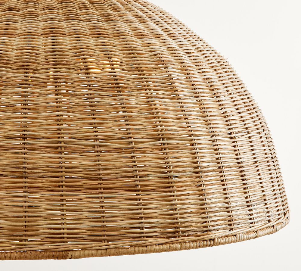 Marion Woven Dome Pendant | Pottery Barn