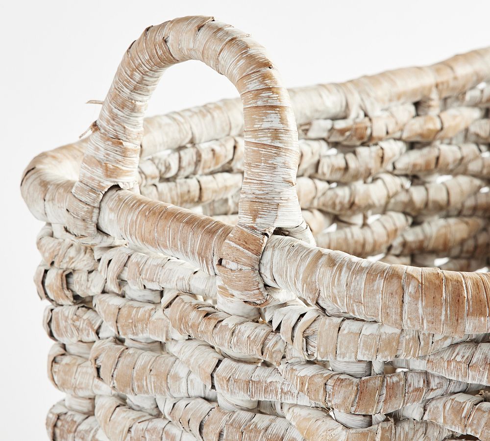 Isabelle Handwoven Rectangular Baskets | Pottery Barn