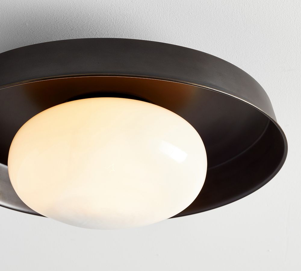 Franklin Metal Flush Mount | Pottery Barn