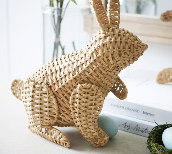 Handcrafted Rattan Bunny | Pottery Barn