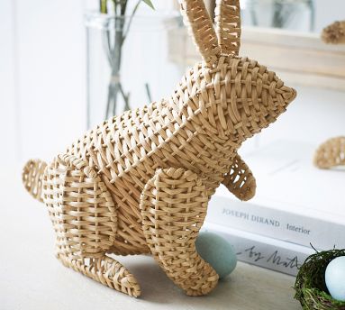 Handcrafted Rattan Bunny | Pottery Barn