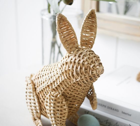 Handcrafted Rattan Bunny | Pottery Barn