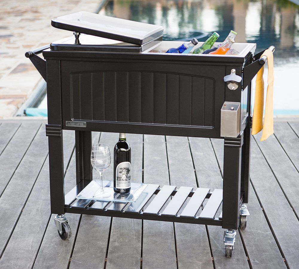 Permasteel Hyannis Stand-up Cooler with Bottle Opener | Pottery Barn