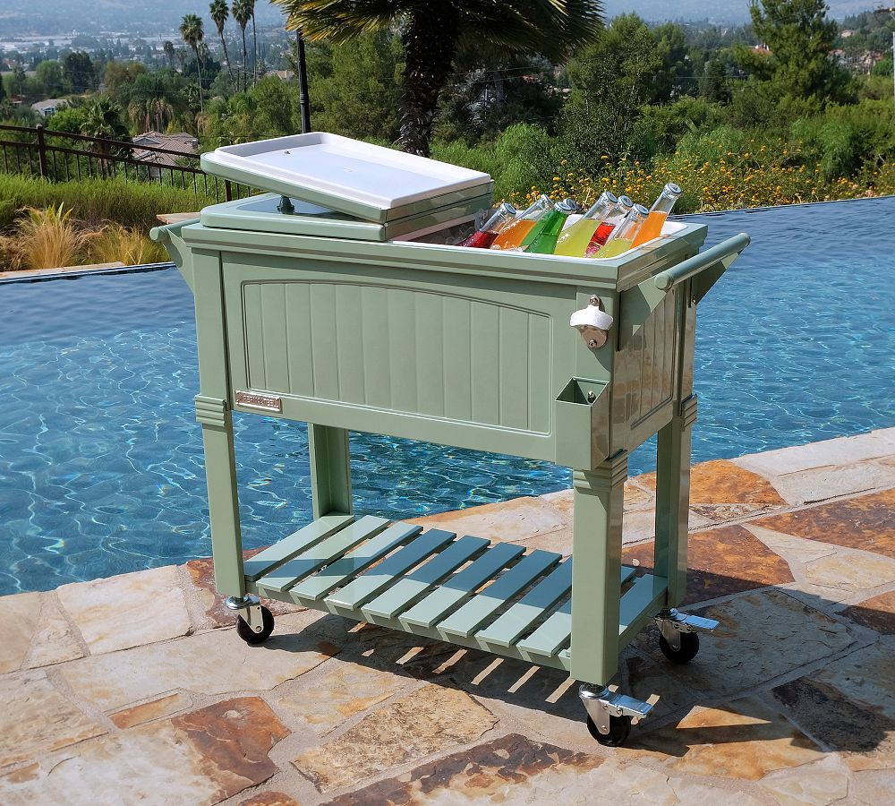 Permasteel Hyannis Stand-up Cooler with Bottle Opener | Pottery Barn