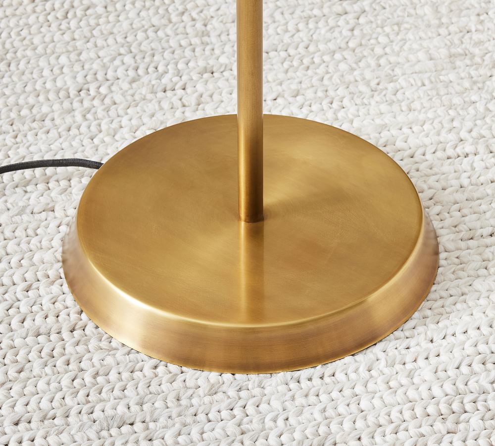 Caufield Metal Dome Downlight Floor Lamp | Pottery Barn